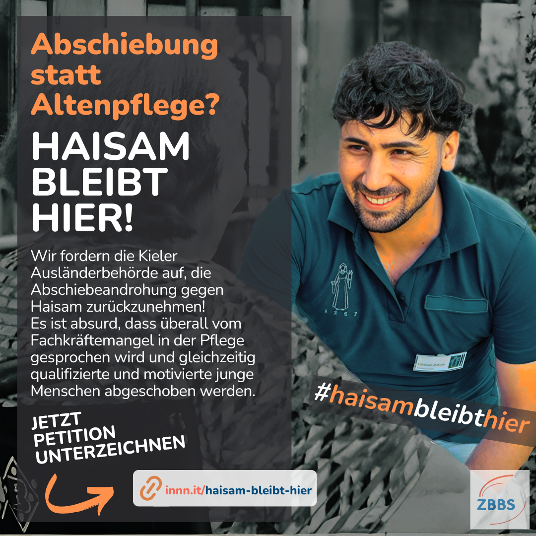 Online-Petition Haisam bleibt hier