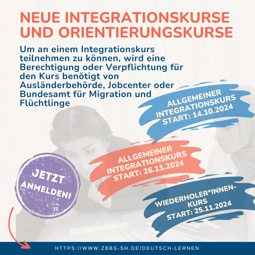 Neue Integrationskurse in der ZBBS