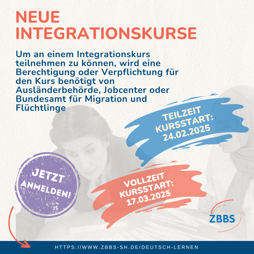 Neue Integrationskurse in der ZBBS
